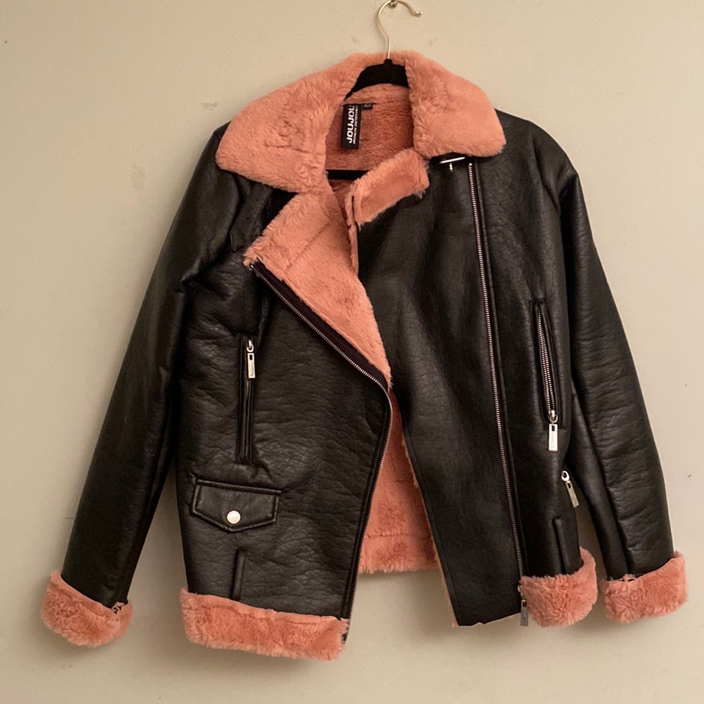 Jou Jou Pleather Jacket - Gem